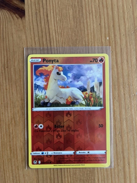 CARTE POKÉMON PONYTA 021/195 Reverse EB12 Tempête Argentée EUR 1,00 - PicClick FR