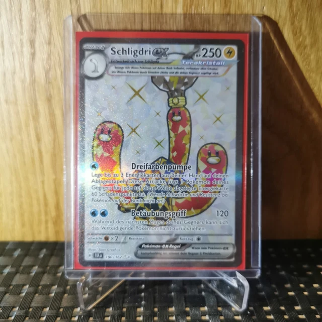 SCHLIGDRI EX 190/142 Full Art Pokémon Karte 💯 Boosterfrisch EUR 10,00 - PicClick DE