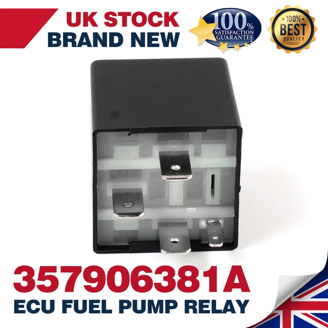 VW ECU FUEL Pump Relay Golf Caddy Corrado T4 Audi A3 109 1J0906381A ...