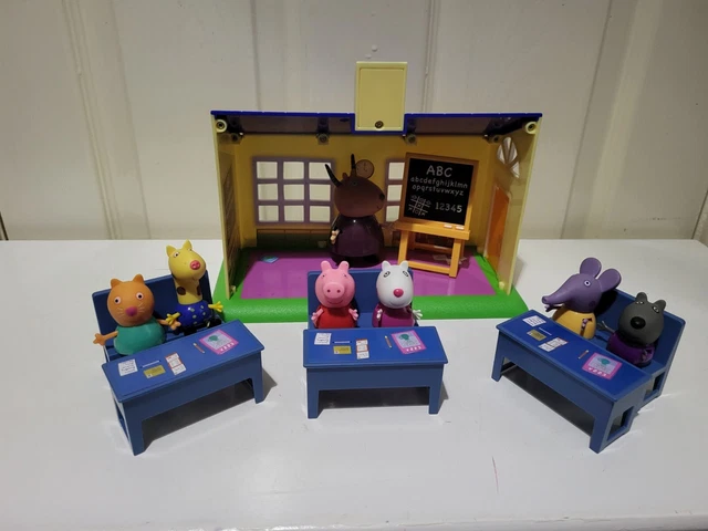 PEPPA PIG SCHOOL Classroom Playset With Figures £19.99 - PicClick UK