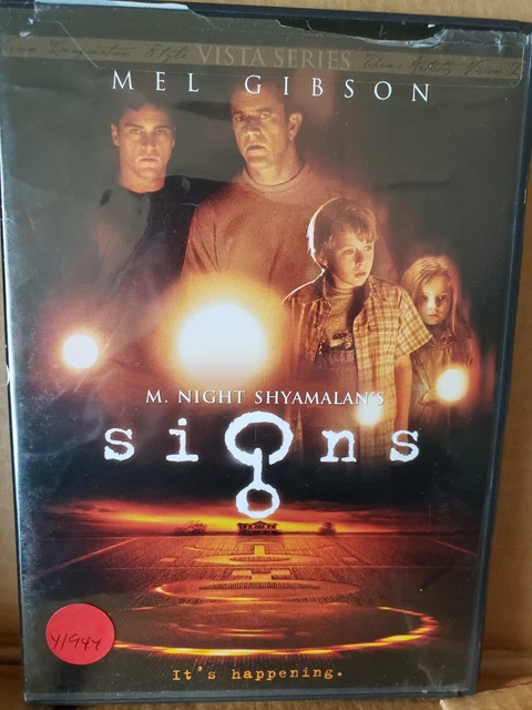 SIGNS (DVD, 2002) disc only & art #41944 case available $2.70 - PicClick
