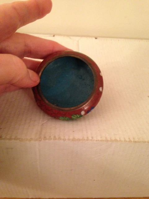 CHINESE CLOISONNE SMALL Bowl/Dish Used Good Con £5.44 - PicClick UK