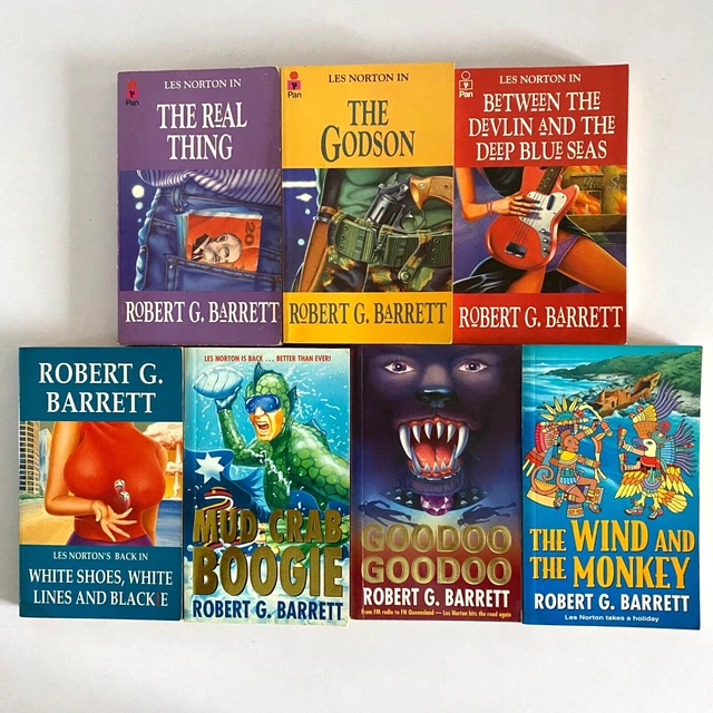 ROBERT G BARRETT Les Norton x7 Book Bundle The Real Thing The Godson ...
