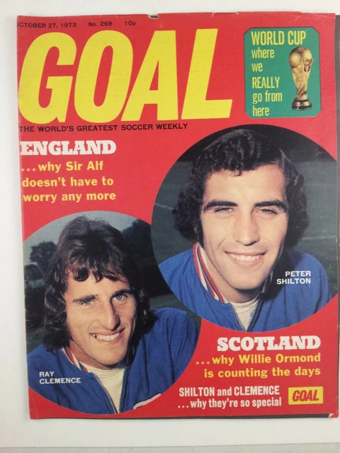 GOAL MAGAZINE #269 : October 1973 : Vintage Football Magazine £9.95 ...