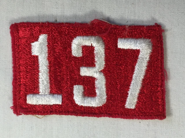137 RED WHITE Unit Number Fully Embroidered BSA Patch $8.99 - PicClick