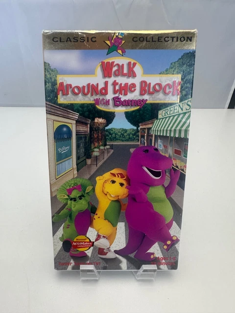 BARNEY WALK AROUND the Block with Barney VHS 1999 Video Tape Classic ...