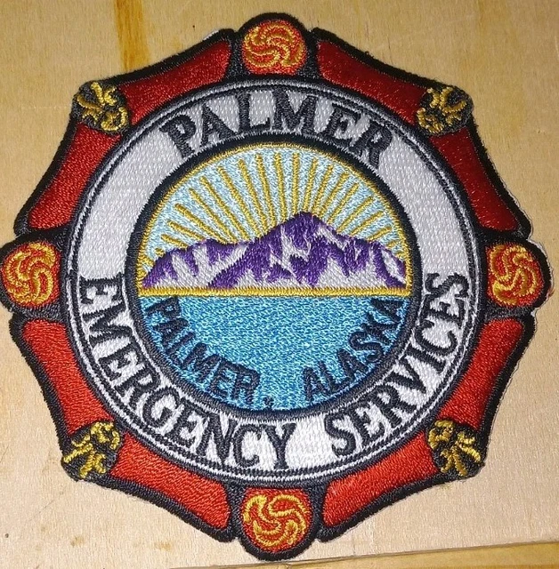 PATCH ~ ALASKA AK PALMER FIRE 🔥 RESCUE 🚨 EMS EMERGENCY SERVICES $53.58 ...
