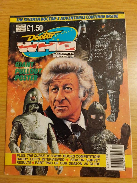 DOCTOR WHO MAGAZINE No. 160 Issue Dated May 1990 Season 26 Guide Part 2 ...