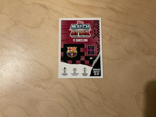 MATCH ATTAX 2023 2024 23 24 Pedri Barcelona Man Of The Match Signature ...
