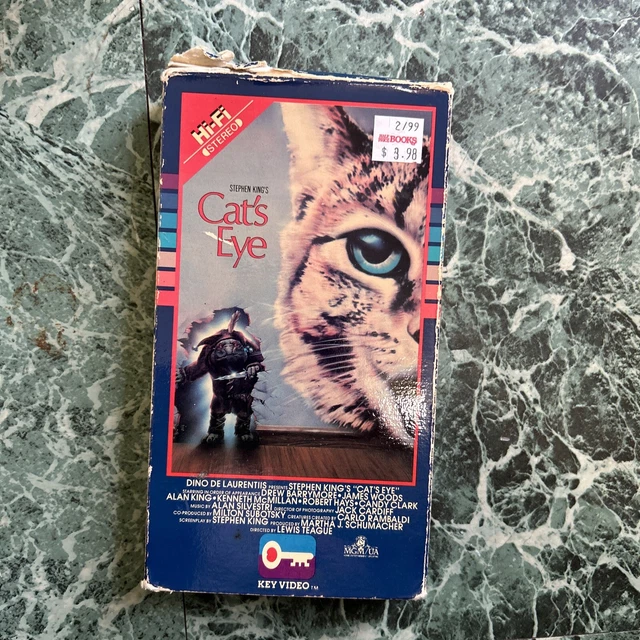 STEPHEN KINGS CATS Eye VHS Rental Copy Horror Key Video 1985 £9.05 ...