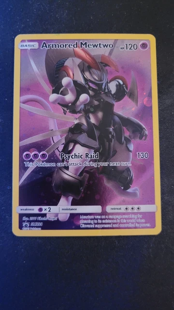 POKEMON CARD - SM228 Armored Mewtwo Sun & Moon Black Star Promo Cosmos ...