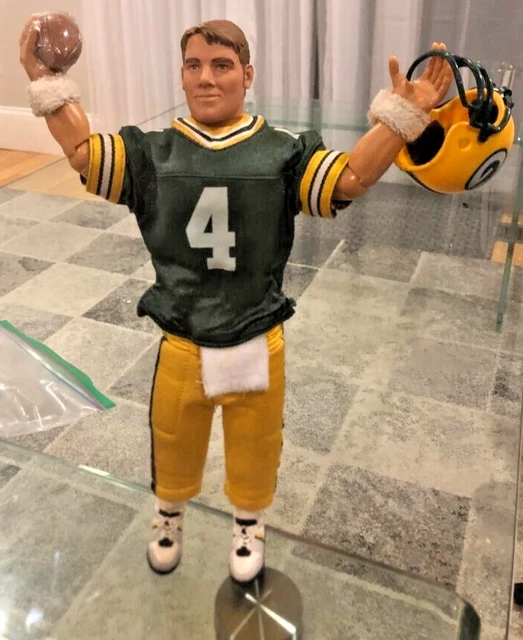 VERY HTF BRETT Favre 12 inch posable Starting Lineup Green Bay Packers ...