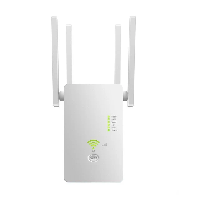 RIPETITORE WIFI 5 GHz 1200 Mbps router Wifi Booster 2.4G estensore 5G ...