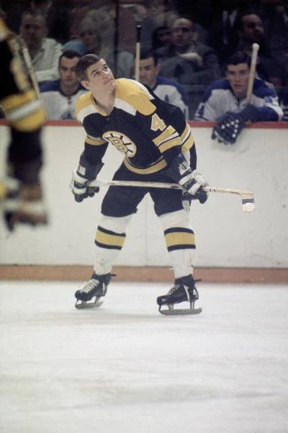 1960S HOCKEY BOSTON Bruins Bobby Orr On Ice During Game Ice Hockey Old ...