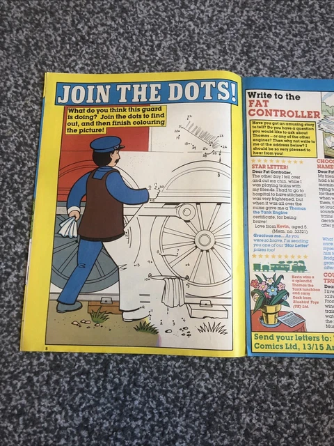 VINTAGE THOMAS THE Tank Engine & Friends Magazine Comic No 75 Marvel ...