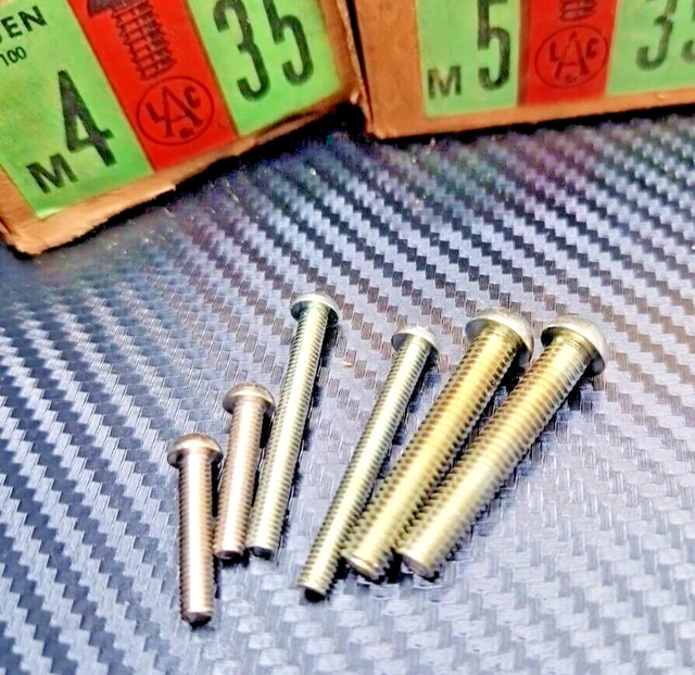 HALBRUNDKOPF SCHRAUBE DIN 86, Antik Eisen, Oldtimer Restauration, M4 ...