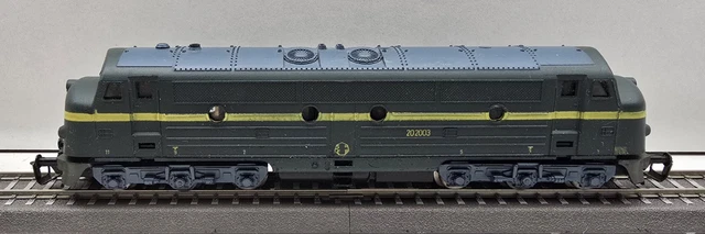 BTTB BELGISCHE DIESELLOK Nohab BR 202003 SNCB gebraucht bespielt o.OVP ...