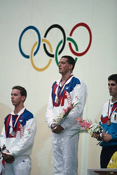 1988 OLYMPICS, MATT Biondi Swimming Gold Medal Old Sports Photo EUR 6 ...