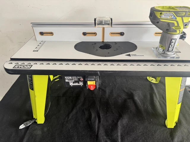 RYOBI A25RT03 UNIVERSAL Router Table - Sturdy, Adjustable, Fits Most ...