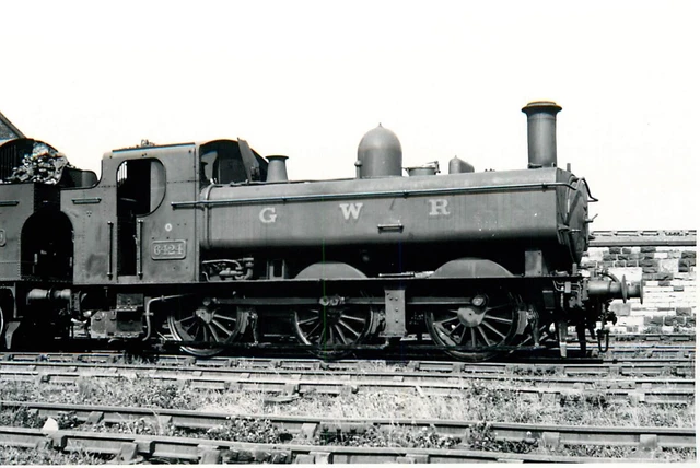 PHOTOGRAPH GWR 6424 Steam Locomotive Swindon Works (GWR/BR) 6x4 £6.97 ...