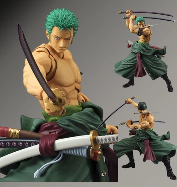 ONE PIECE PIRATE Roronoa Zoro Joints Moveable PVC Action Figure Model ...