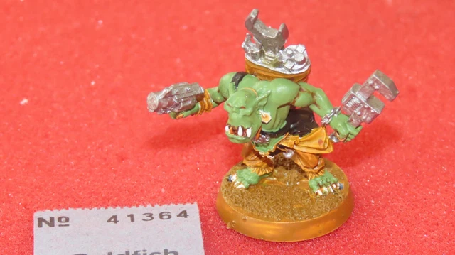 GAMES WORKSHOP WARHAMMER 40k Gorkamorka Ork Spanner Boy Mekboy Painted ...