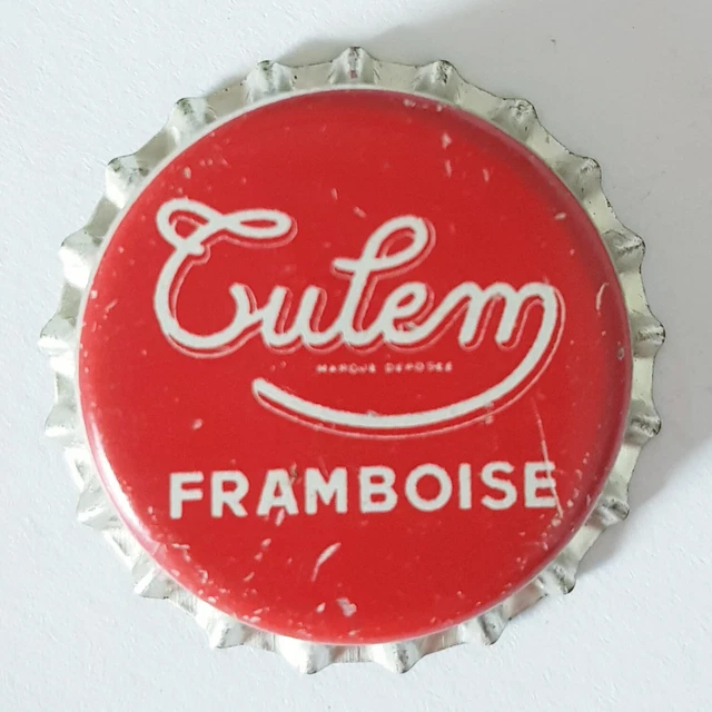 ANCIENNE CAPSULE EN métal et liège, soda limonade, Nouvelle Calédonie ...