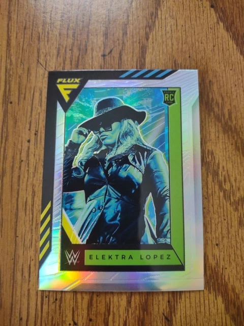 ELEKTRA LOPEZ #330 2022 Panini Chronicles WWE FLUX ARGENT PRIZM RC EUR ...