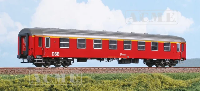 ACME 52189 UIC-Y First Class DSB Carriage Red Livery £111.52 - PicClick UK
