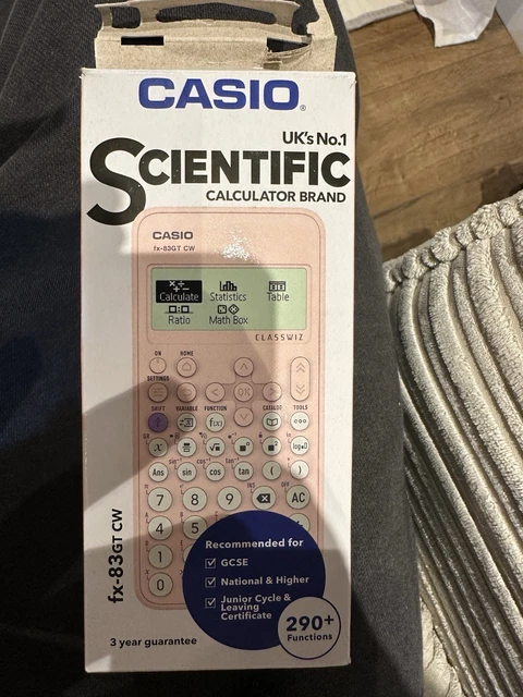 CASIO FX-83GT CW Pink Scientific Calculator ClassWiz GCSE NEW Sealed £ ...