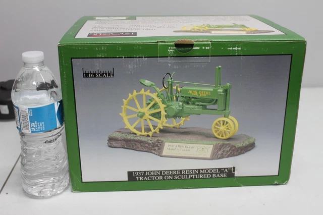 JOHN DEERE 1937 Resin Model A Tractor on Sculptured Base $125.75 - PicClick
