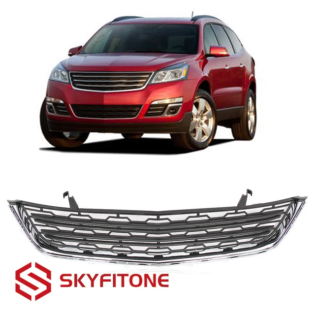 FIT 2013-2017 CHEVROLET Traverse Front Bumper Lower Grille W/Chrome ...
