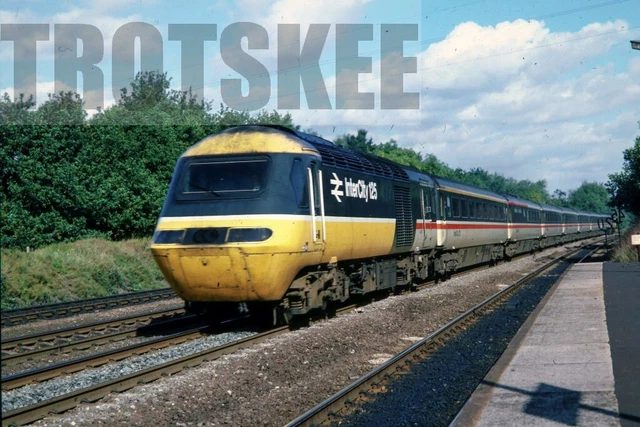 35MM SLIDE BR British Rail Diesel HST Intercity 125 43127 Longbridge ...