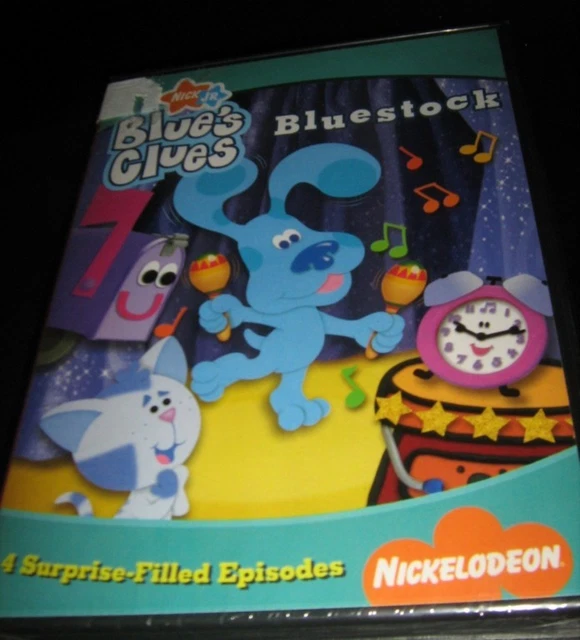 BLUE'S CLUES BLUE STOCK 4 episodes OFFICIAL DVD all region sealed $52. ...