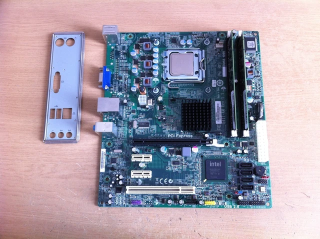 ACER PACKARDBELL ATX Motherboard G41T-AM LGA775 w/ 4GB RAM DDR3 &Intel ...