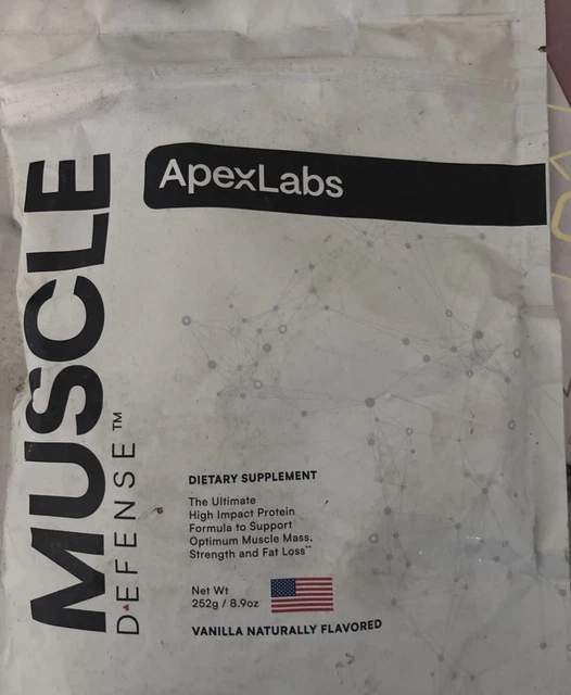 APEX LABS MUSCLE Defense Dietary Supplement Vanilla Flavour 243g £10.85 ...