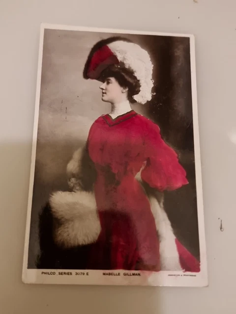POSTCARD. ACTOR ACTRESS. Mabel Gillman. Vintage. c1910's EUR 4,86 - PicClick FR