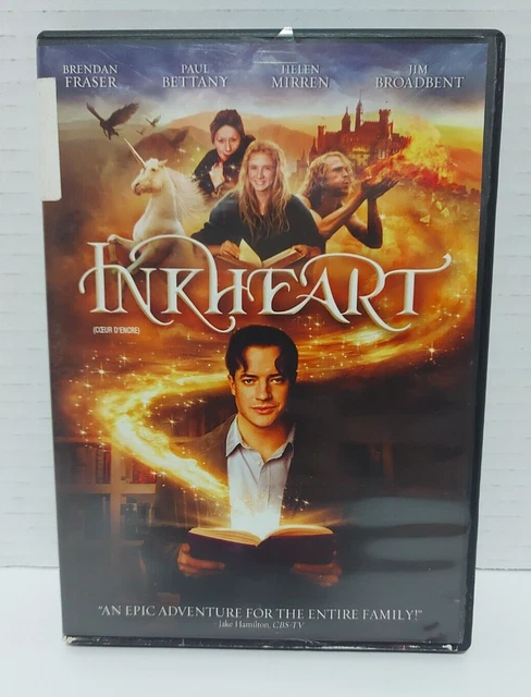 INKHEART (DVD, 2007) Brendan Fraser Paul Bettany Adventure Movie ...