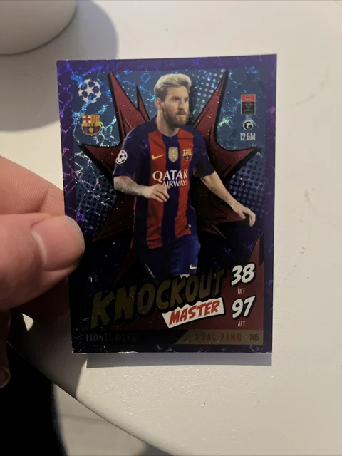 TOPPS MATCH ATTAX Extra 2025 Knockout Master Purple Parallel Lionel ...