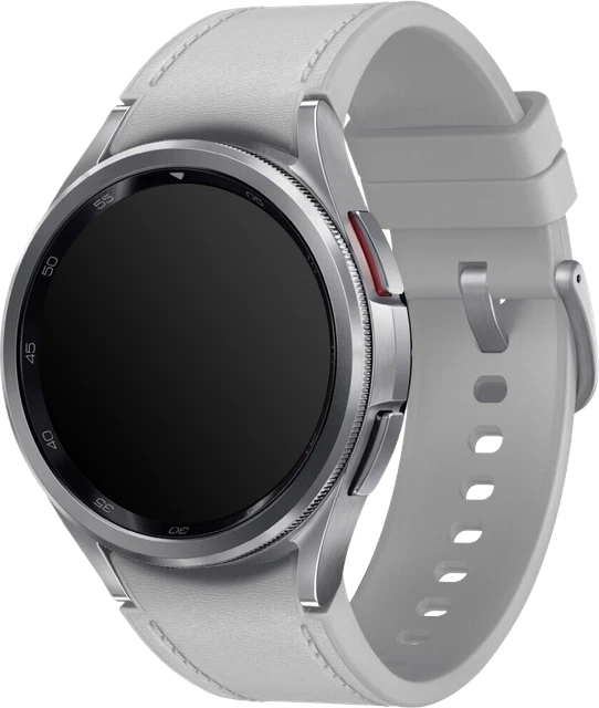 SMARTWATCH SAMSUNG GALAXY Watch 6 Classic 43 mm LTE R955 argento NUOVO ...