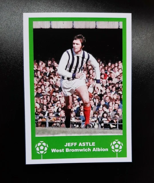 WEST BROMWICH ALBION: Jeff Astle - Retro Father's Day 'Football Card ...