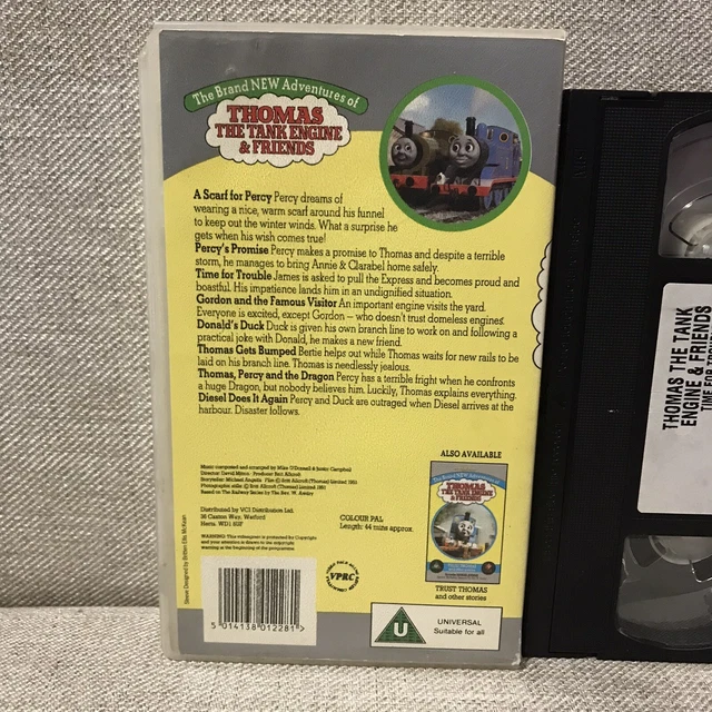 THOMAS THE TANK Engine And Friends Vhs Video - Time For Trouble Early ...