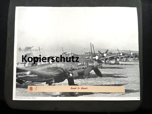 XL PRESSEFOTO 2.WK Junkers-Ju 87/Stuka vor dem Start EUR 3,99 - PicClick DE