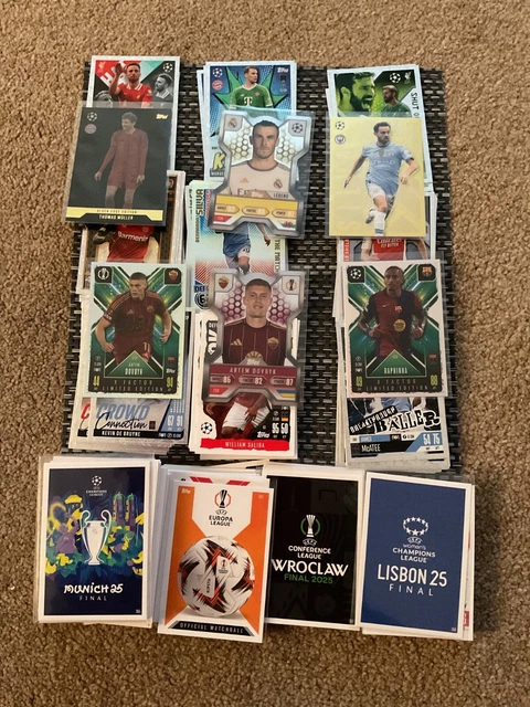 MATCH ATTAX EXTRA 2024/25 - BUNDLE of 273 cards - Shields, Gold & Black ...