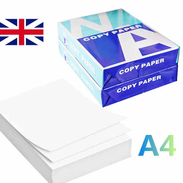 PRINTING COPY PAPER A4 80GSM White Printer Sheet Reams Craft School ...