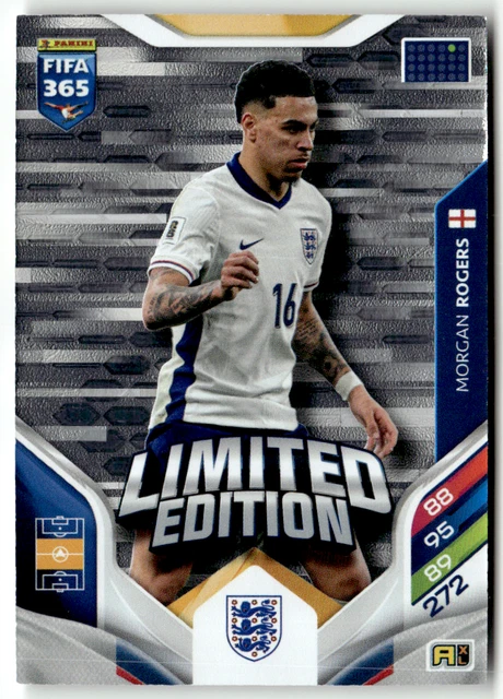 PANINI ADRENALYN XL FIFA 365 2026 No. Morgan Rogers Edición Limitada ...