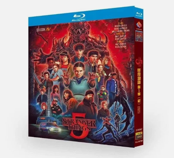 STRANGER THINGS SEASON 5‎ (2025)：2-Disc All Region New Box Set BD £22. ...