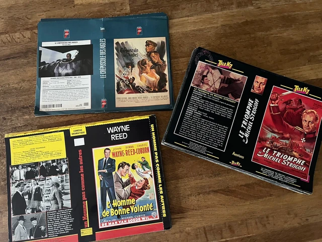 JAQUETTES CASSETTES VIDÉOS VHS Lot De 315 EUR 12,00 - PicClick FR