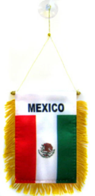 MÉXICO MEXICANO MINI Bandera 10.2cmx15.2cm Ventana Pancarta Con ...