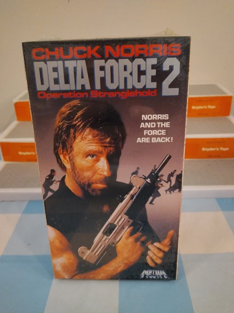 DELTA FORCE 2 (VHS, 1990) Chuck Norris, John P. Ryan, Billy Drago ...